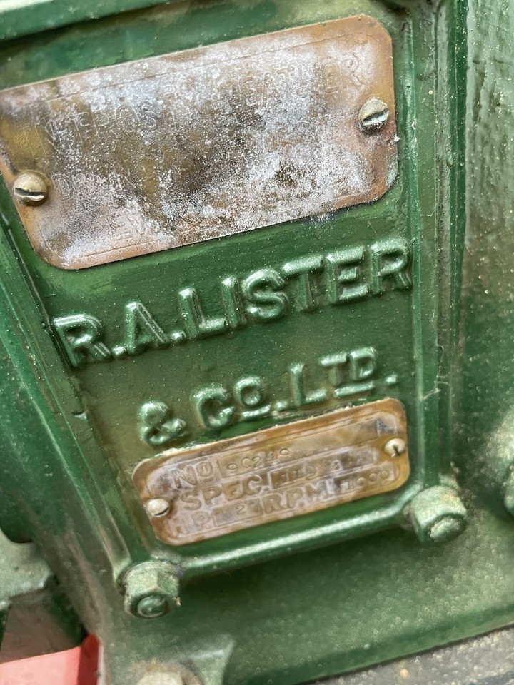 Lister D Stationary Engine 1929 & Godwin Pump on trolley | eBay UK