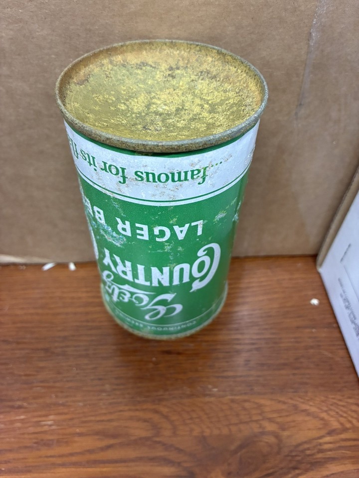 GOETZ COUNTRY CLUB Lager Beer Cone Top can ST. JOSEPH MO Goetz Brewery ...