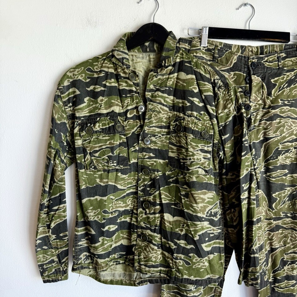 Vietnam War Original Tiger Stripe Camo Jacket & Pants Set | eBay