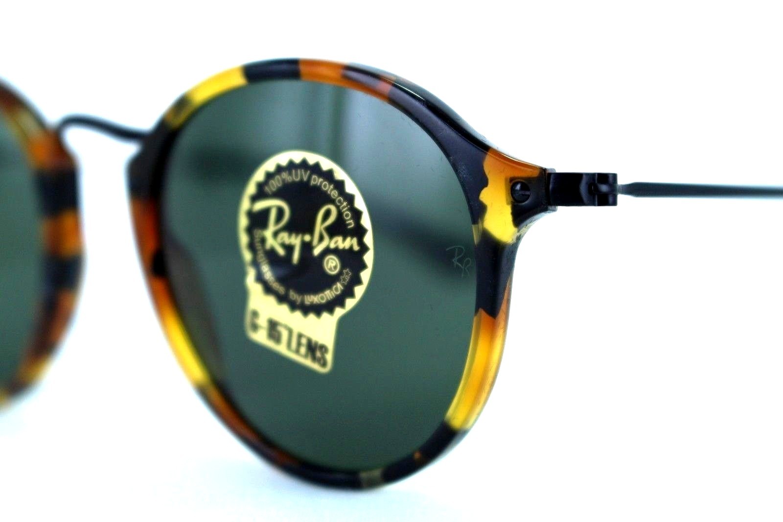 Ray-Ban Round Fleck RB2447 1157 49-21 145mm Sunglasses Round Gloss ...
