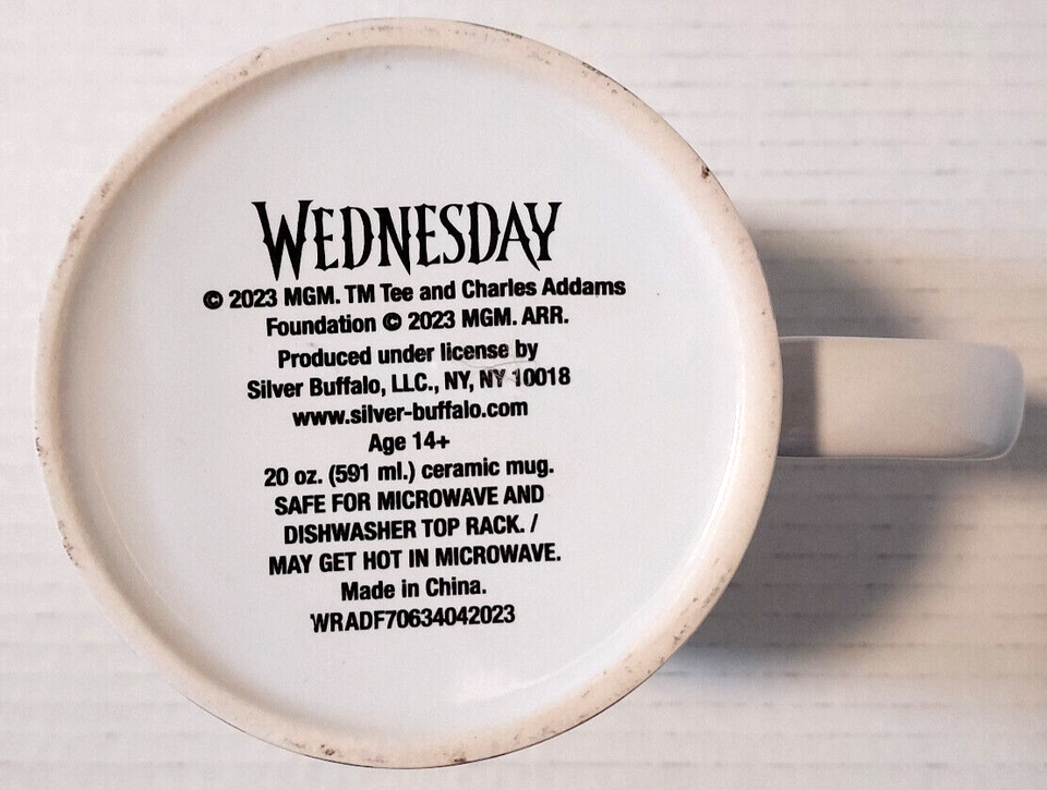 Wednesday Addams Mug On Wednesdays, We Wear Black - TV Movie Halloween ...