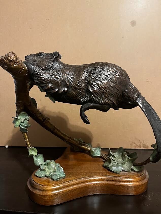 The Apprentice E.C Wynne bronze beaver statue | eBay
