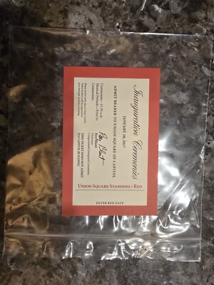 Trump 2017 Inauguration Ticket | eBay