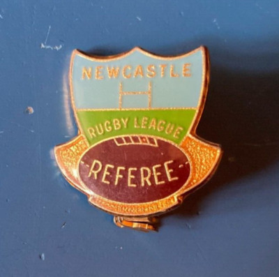 Newcastle Rugby League Referee Badge | eBay Australia