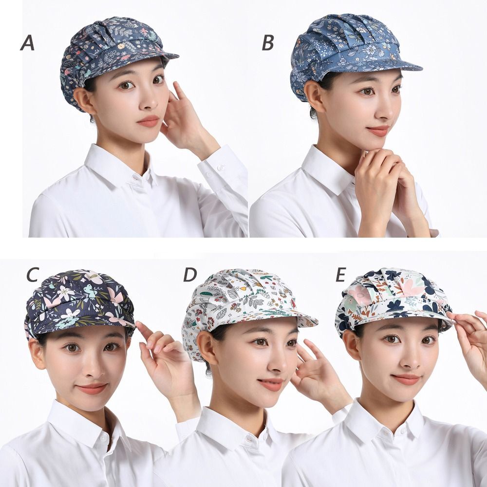 Printing Fabric Dust proof Work Cap Cotton Work Headband Hotel ...