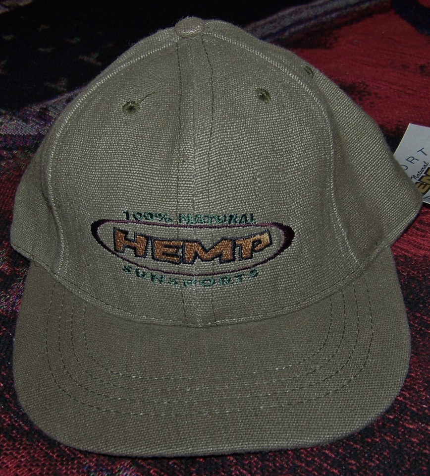 NEW SUNSPORTS PRODUCTS 100% NATURAL HEMP Baseball Golf Cap Hat Beige ...