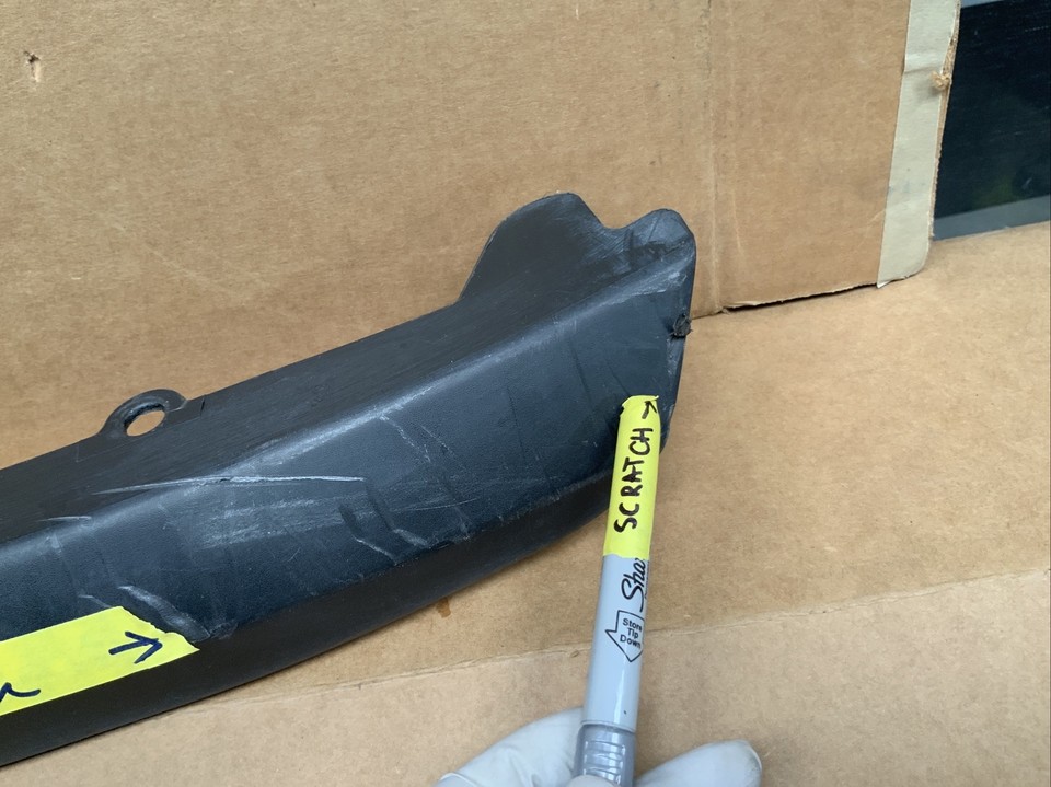 2014-2019 TOYOTA HIGHLANDER REAR BUMPER EXTENSION VALANCE DEFLECTOR ...