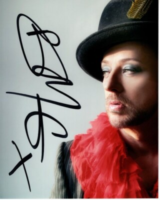 BOY GEORGE Signed Autographed 8x10 Photo | eBay