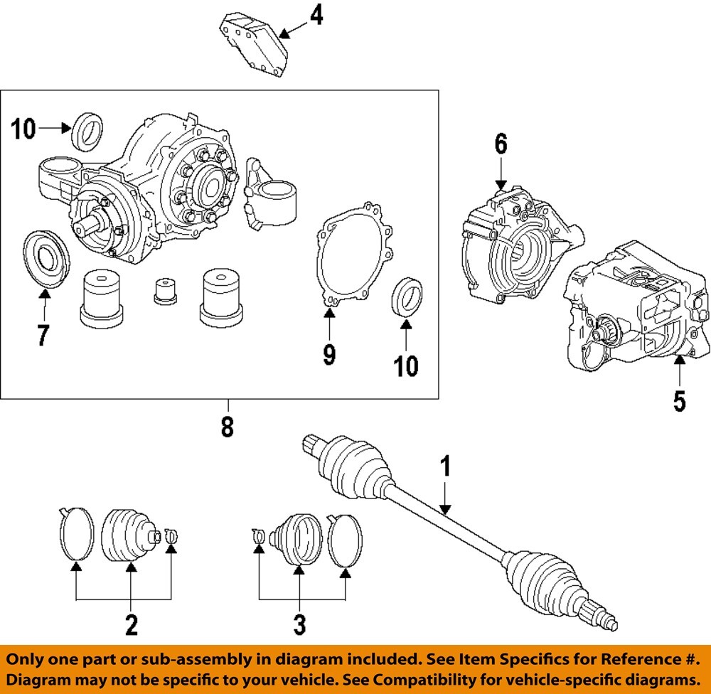 GM OEM Axle Differential-Rear-Axle Seal 20986535 | eBay