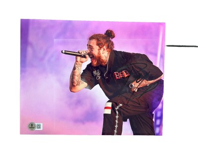 POST MALONE SIGNED AUTOGRAPH 8X10 PHOTO BECKETT BAS COA | eBay