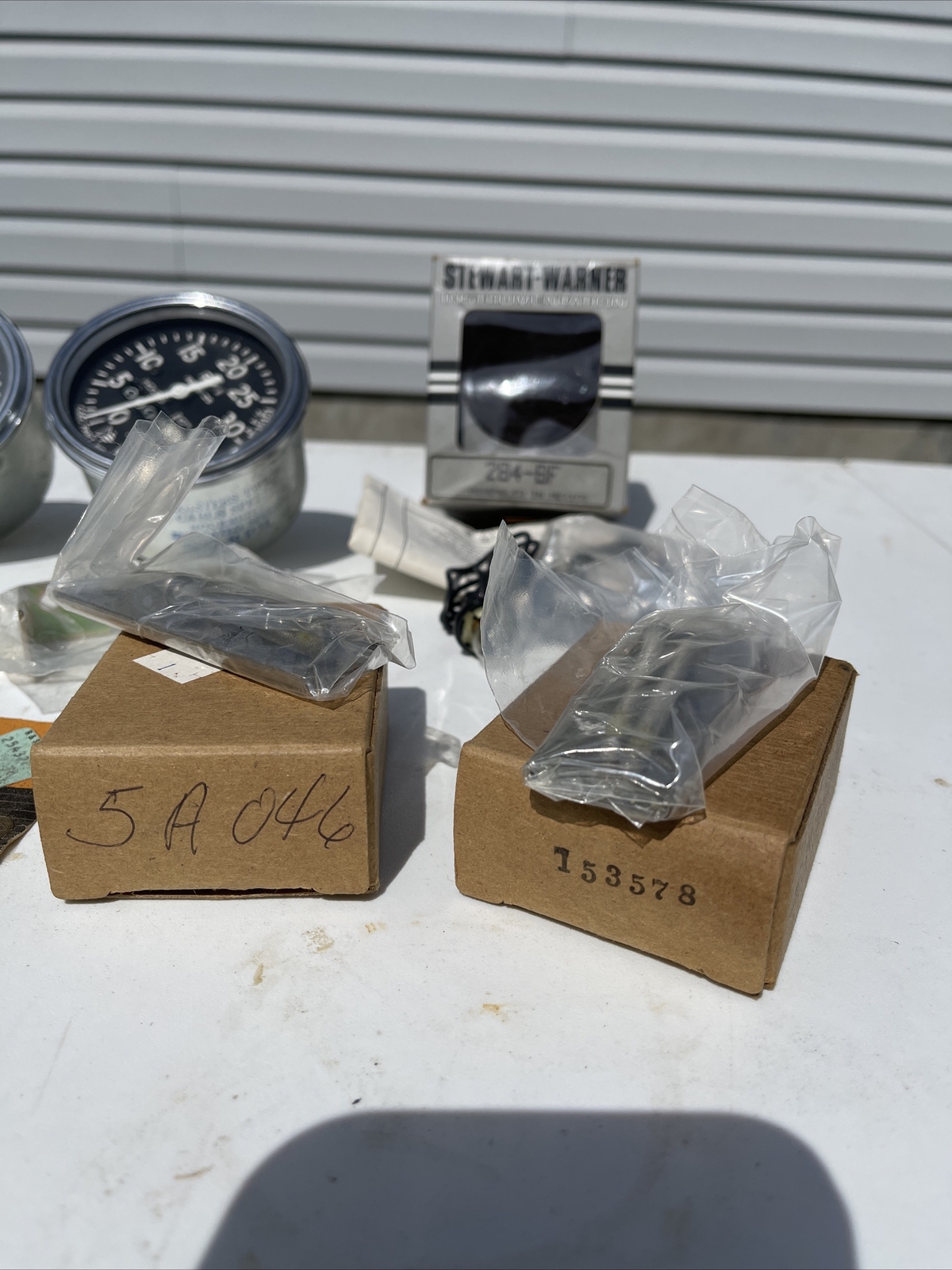 2 Gaffrig Liquid Filled Boat Gauges, 2 RPM Gauges And Assorted Parts | eBay