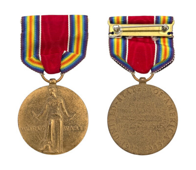 WWII US Military VICTORY MEDAL Slot Brooch USMC NAVY ARMY USAF WW2 | eBay