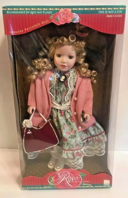 Beautiful (Brass Key) Victorian Rose Collection Porcelain Doll #13101 ...