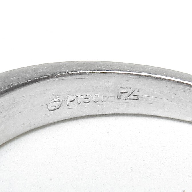 FREDERICK GOLDMAN Estate Platinum 19 Baguette Cut Diamond Band Ring 0. ...