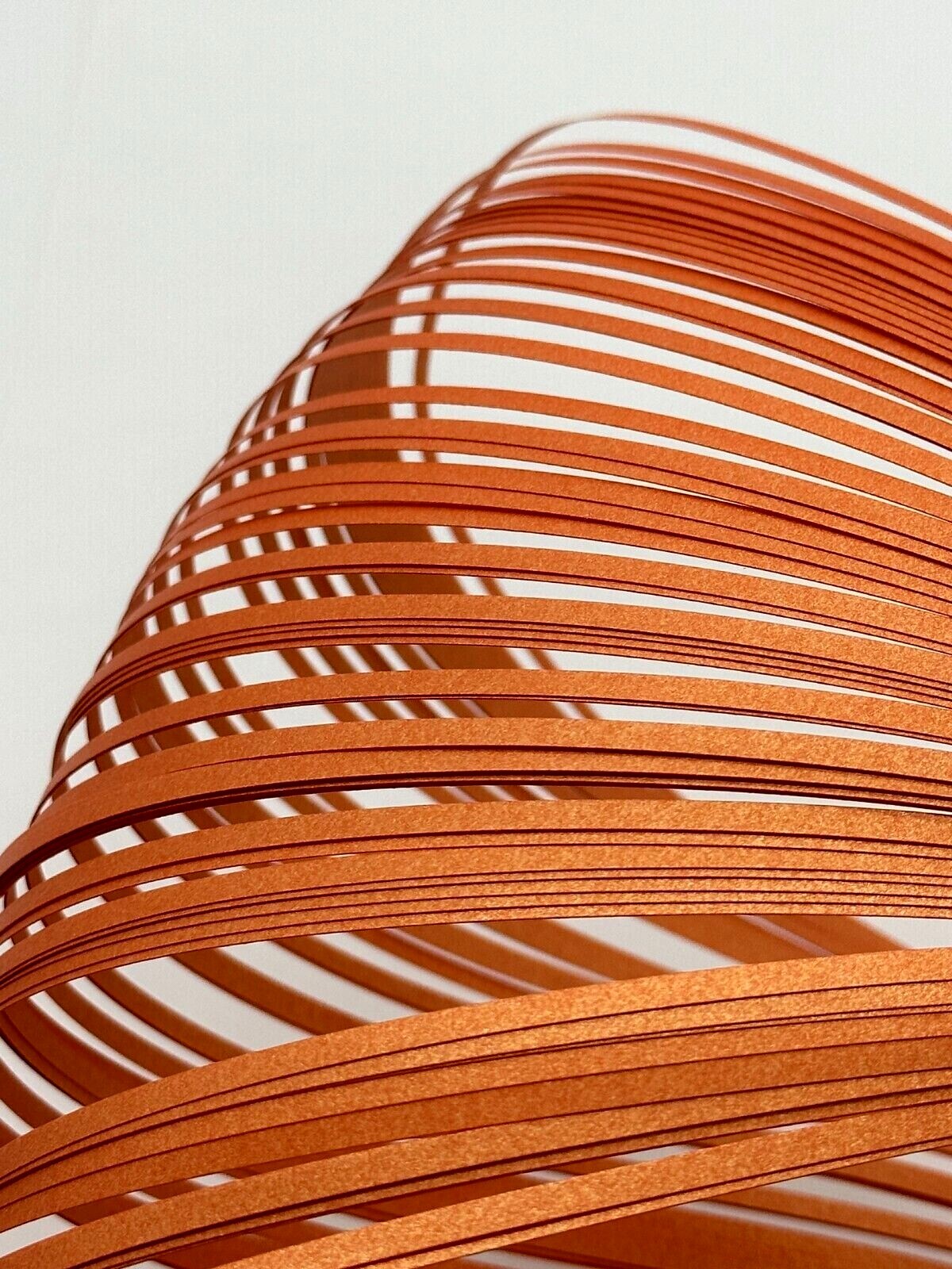 60 quilling quality paper strips 54cm in metallic colours - 3mm/5mm ...