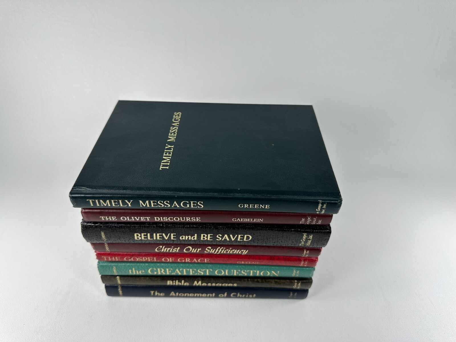 The Gospel Hour Inc Oliver B. Greene Lot Of 8 Hardcover Commentary ...