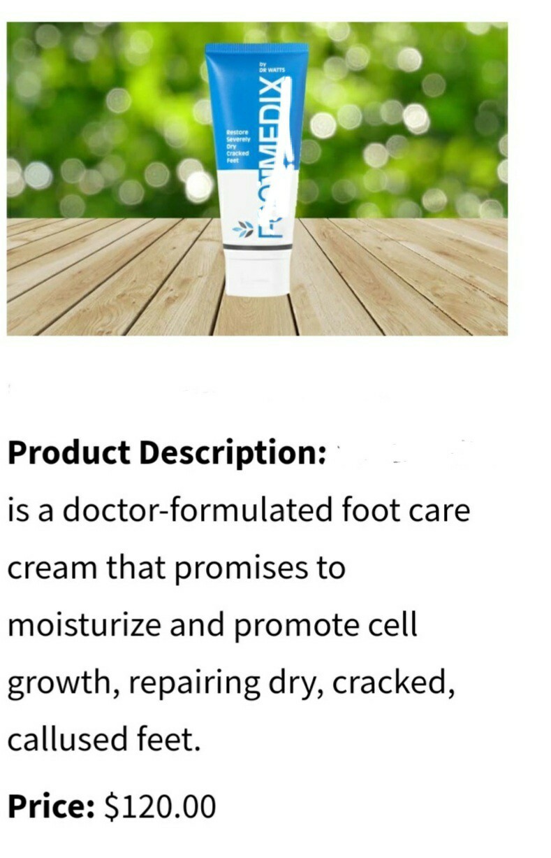 F00TMEDIX Dry Cracked Foot Treatment Cream Blue/White Box 3 oz SEALED ...