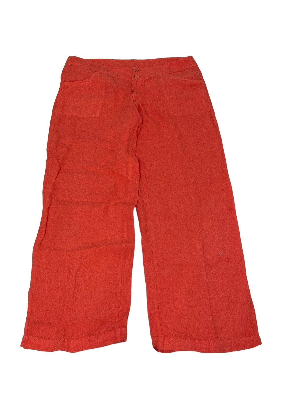 ME MARY ELLEN Fresh Produce Pants Linen Wide Leg Langenlook Side Slits ...