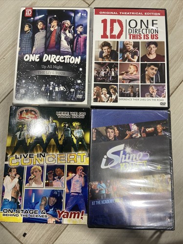 Boy Band Dvd Lot One Direction This Is Us Up All Night US5 Shine Knect ...