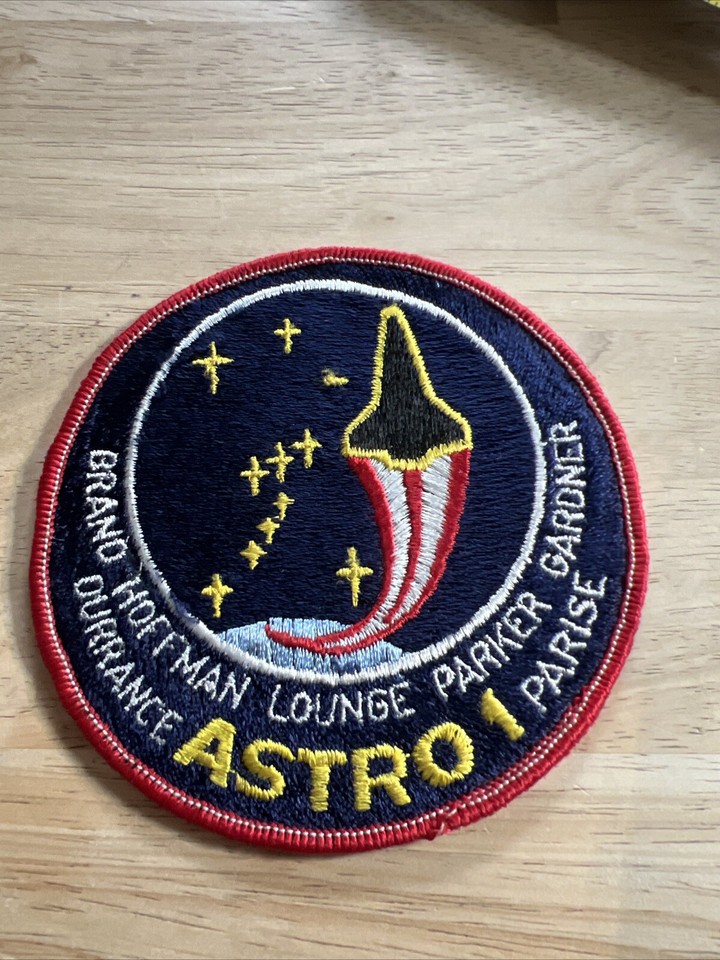 NASA Astro 1 Space Shuttle Mission Gardner Hoffman Parker Patch | eBay