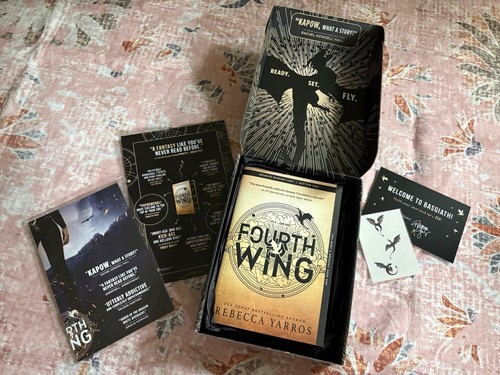 Fourth Wing ARC (Advance Reader Copy) PR Package - includes poster and ...