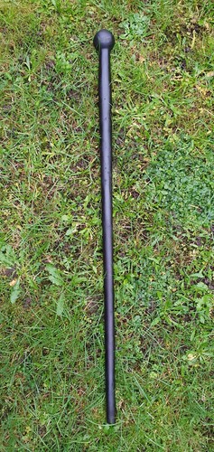 Wooden African hard wood Walking Stick Cane Long and Stout | eBay UK