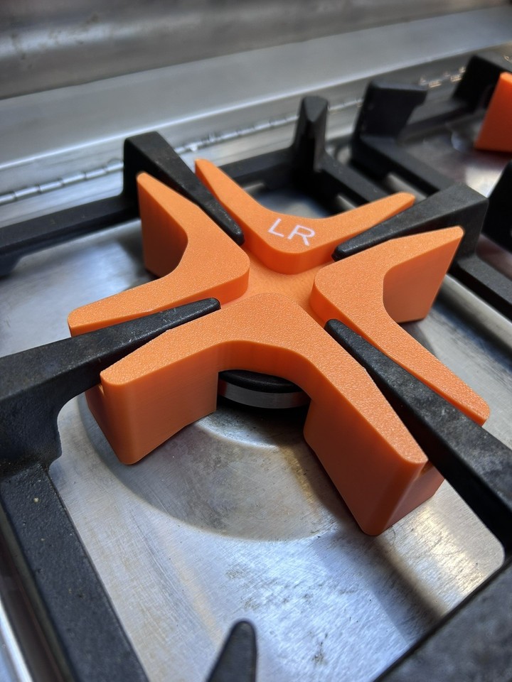 3D Printed Caravan Gas Stove Burner Protectors – PETG+ Trivet Covers (4 ...