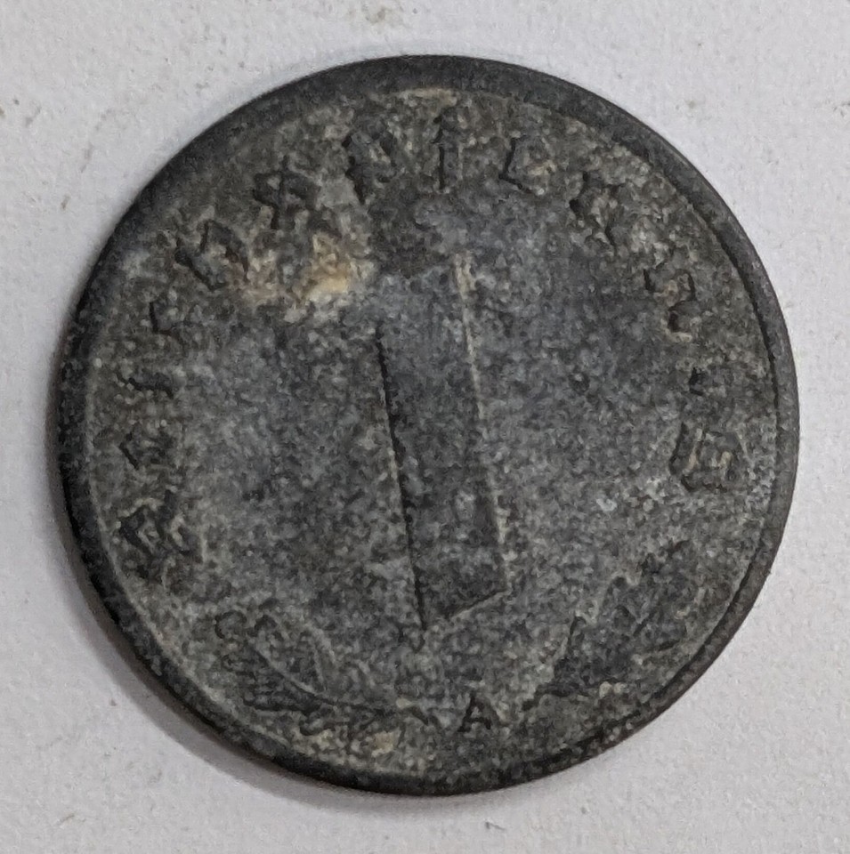 WWII NAZI ERA GERMANY 1944 German 1 Pfennig coin (#K1863) | eBay