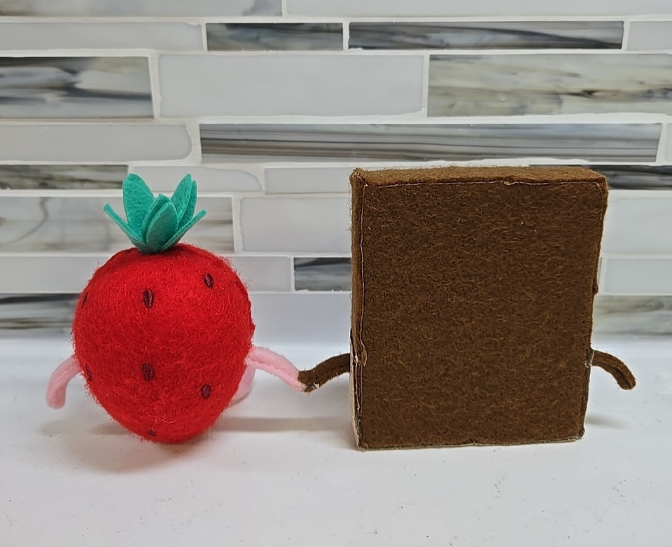 2024 Target Spritz Valentine's Day Felt Duo ~ Chocolate and Strawberry ...