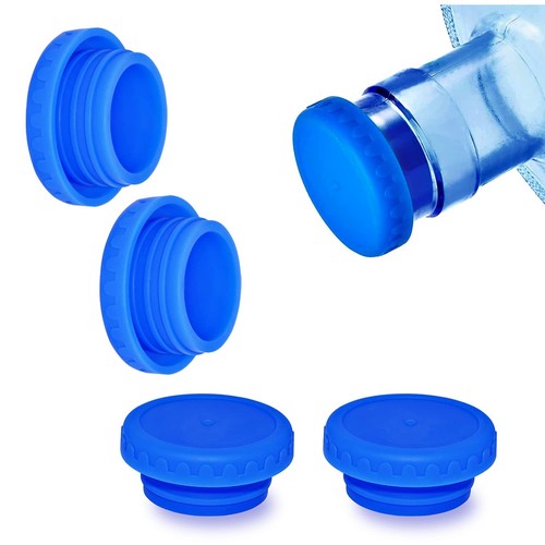 Water Jug Caps 5 Gallon Reusable Silicone - Strong Sealing No Spill Top ...