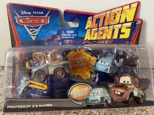 Disney Pixar Cars 2 Action Agent Professor Z & Mater | eBay