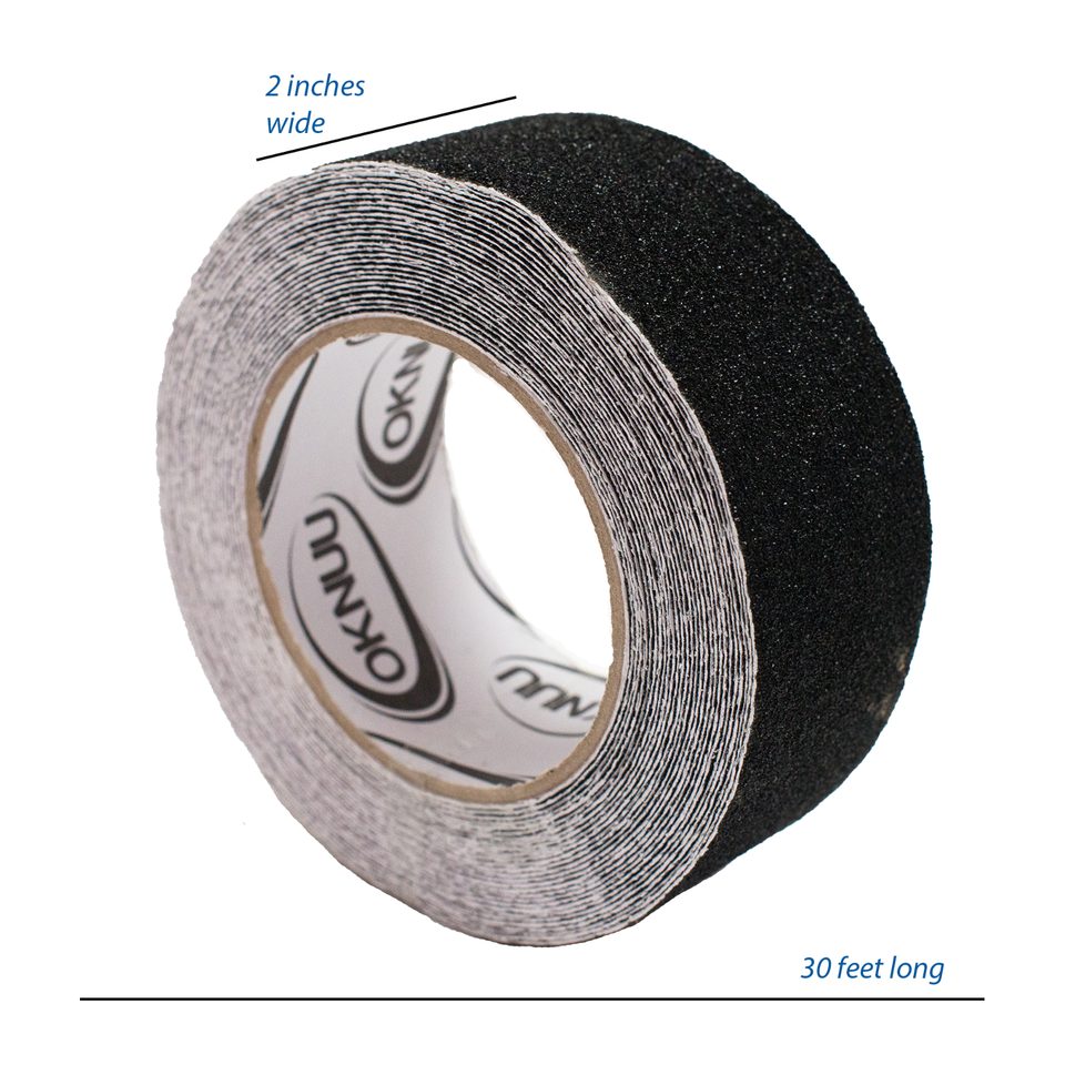 2" or 4" Anti Slip Non Skid High Traction Safety Grit Tape Strip Roll ...