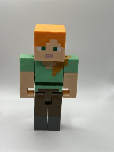 Minecraft Girl Alex Large Scale Action Figure 5” Articulated Toy Mojang ...