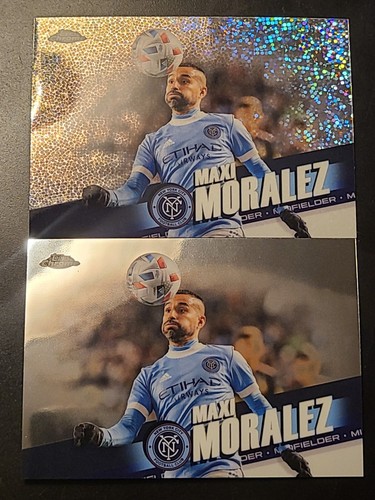 2022 Topps Chrome MLS Speckle + Base #175 Maxi Moralez NYCFC | eBay