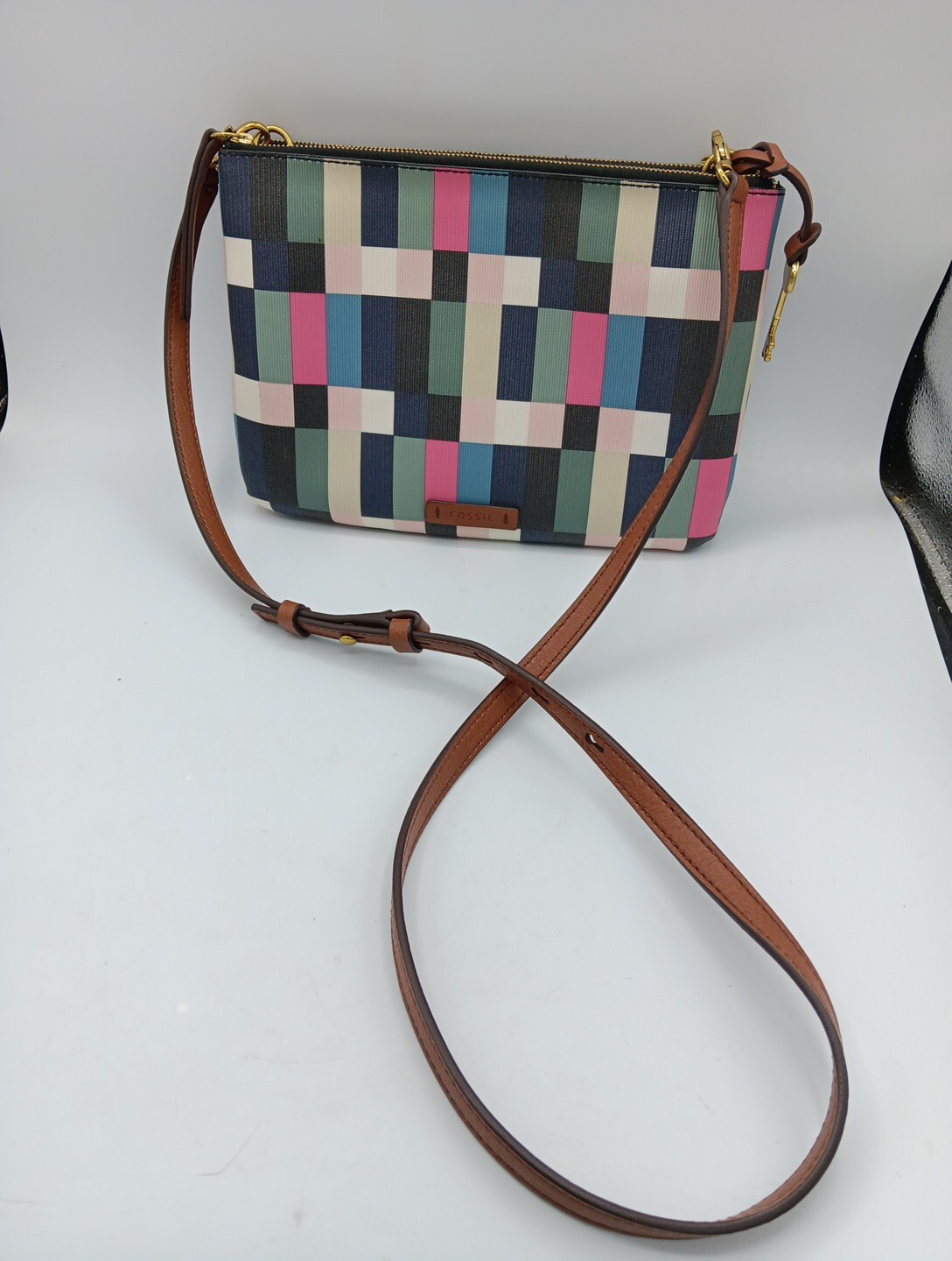 Fossil Devon Crossbody Bright Multi ZB7563997 Bag Purse Handbag ...