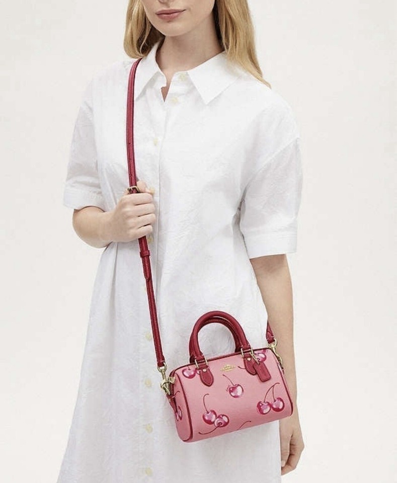 NWT Coach Mini Rowan Crossbody With Cherry Print CR245 | eBay