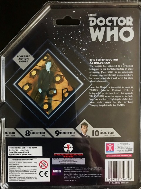 BBC Dr. Who 10th Tenth Doctor as Hologram Action Figure 2012 ...