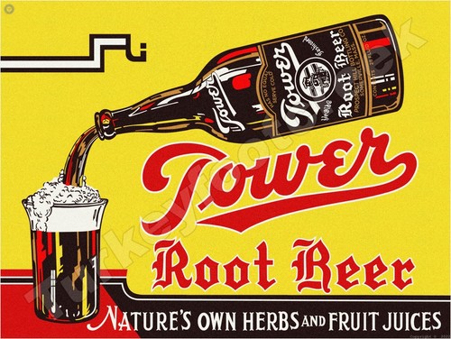 Tower Root Beer 18" x 24" Metal Sign | eBay