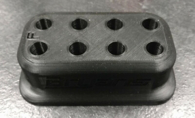 Bryans Racing Spark Plug Holder 8 Hole 2 Row 3D Printed Black ABS PLA ...