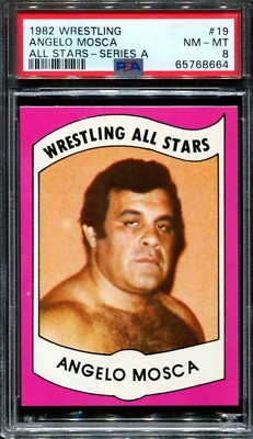 1982 WRESTLING ALL-STARS SERIES A #19 ANGELO MOSCA PSA 8 | eBay