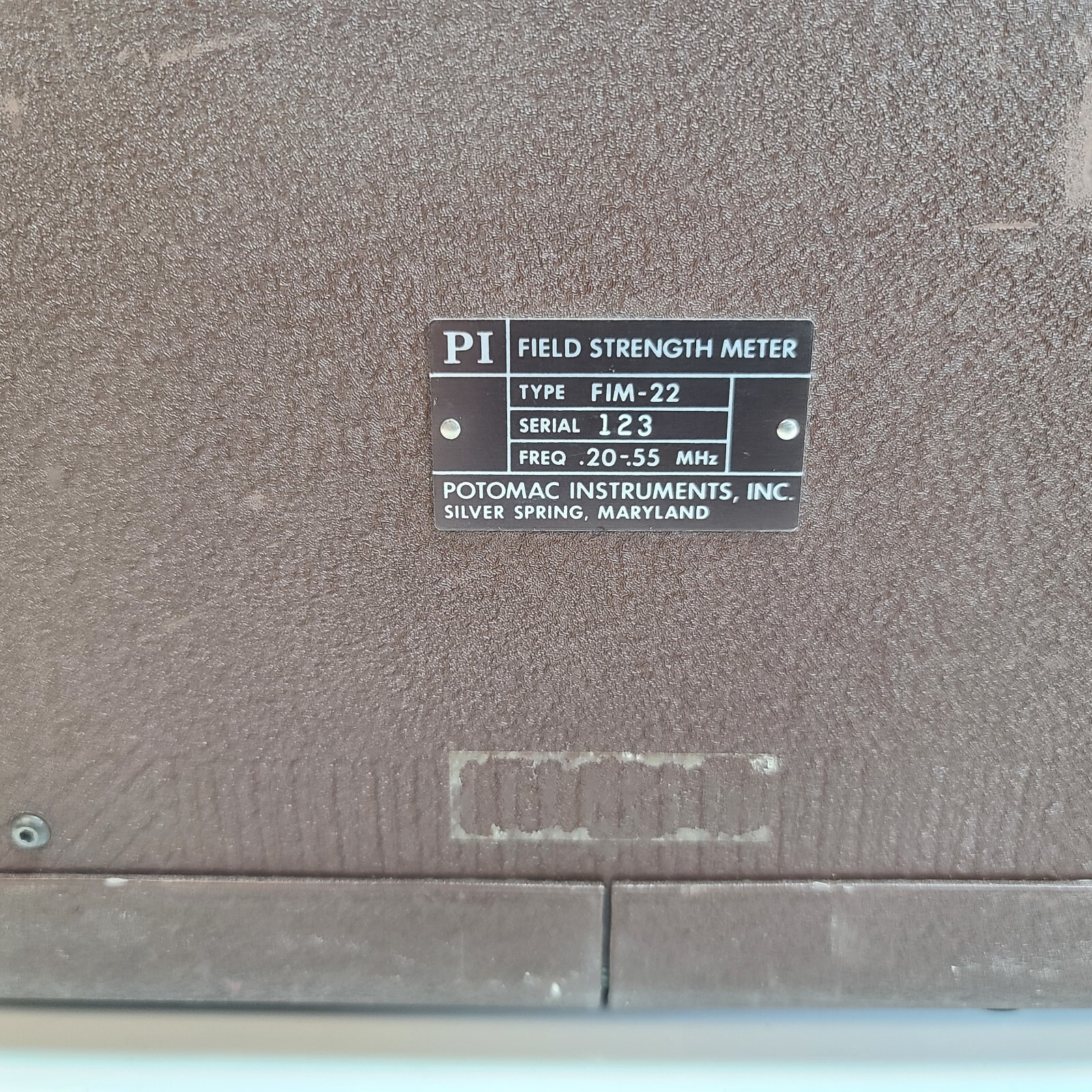 Potomac Instruments FIM-22 Field Strength Meter | eBay