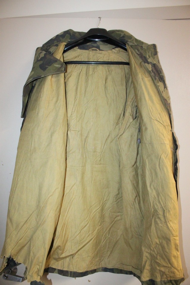 XXL Romanian Army M94/M93 Camo Winter Parka w/Hood Military Jacket 52 ...