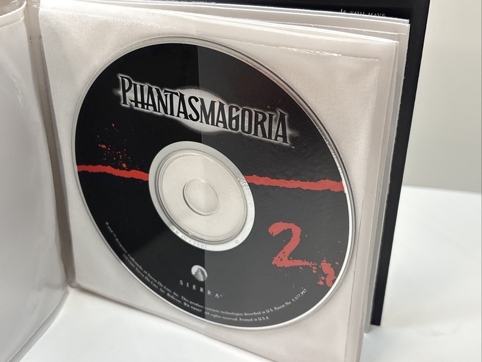 Phantasmagoria - Sierra 1995 Macintosh - 7 CD Big Box Game - Complete ...
