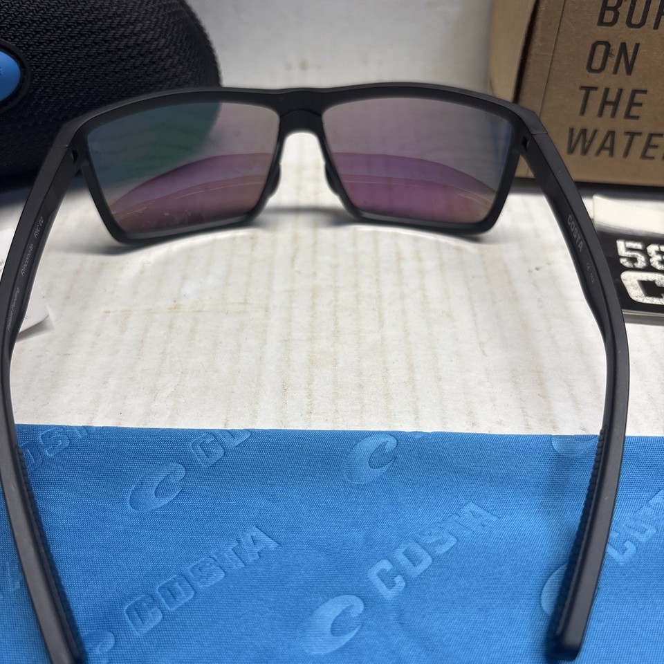 NEW Costa Del Mar RINCON II Polarized Sunglasses Matte Black /Blue ...