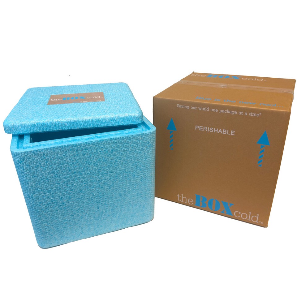 EPE USA Insulated Cold Shipping Box w/Foam Cooler Reusable Recyclable ...