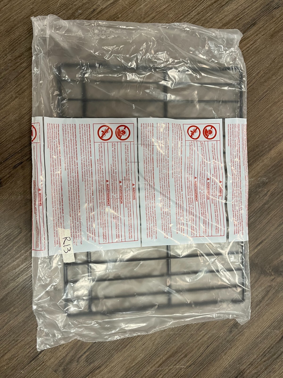 New GE Model JKD3000SNSS Electric Wall Oven Rack Black OEM P/N ...