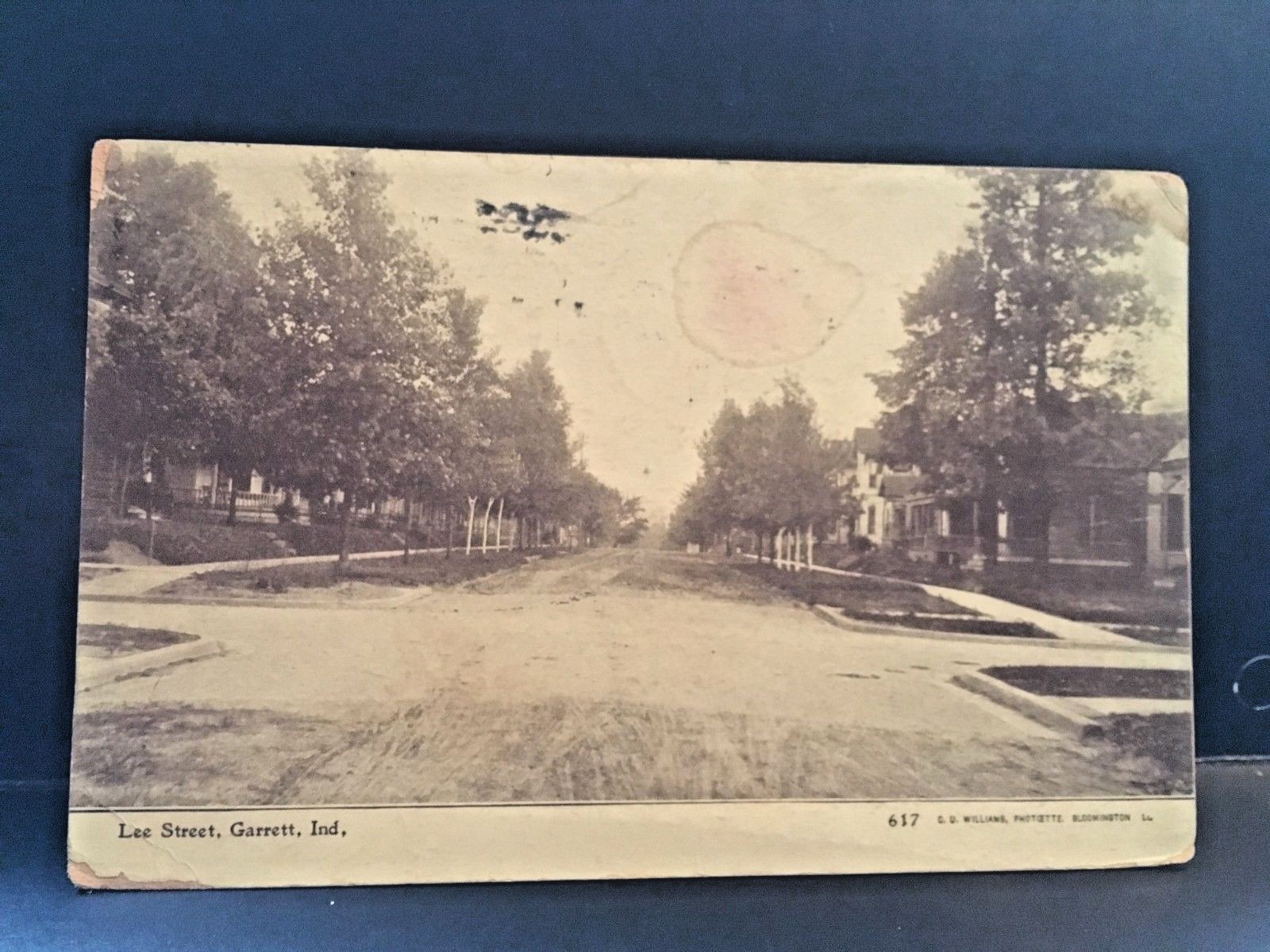 Postcard Antique View of Lee Street, Garrett, Indiana . 1911 Y6 | eBay