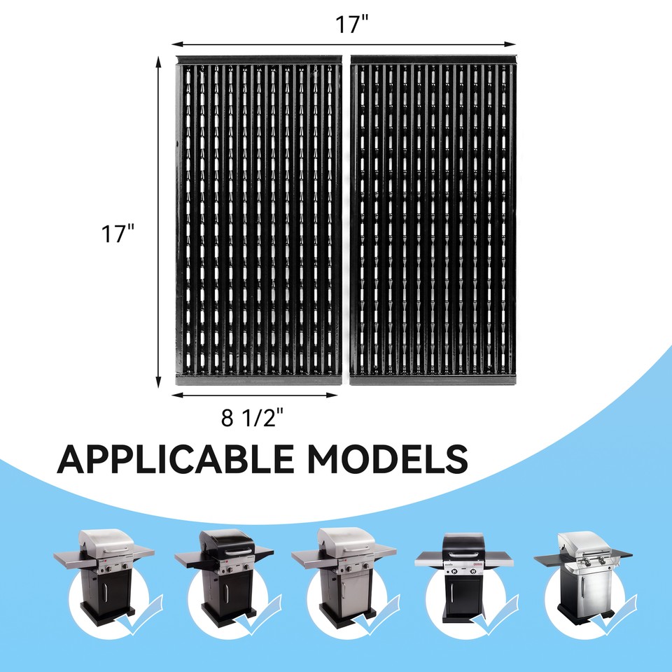 17 Grill Grates for Charbroil Performance 2 Burner 463633316 463672016 ...