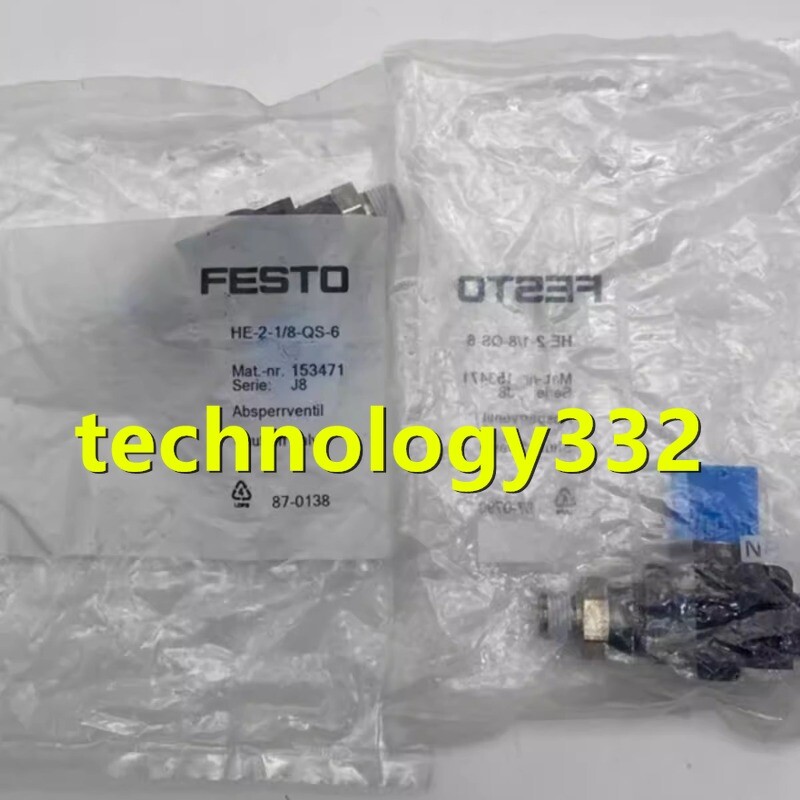 1PC NEW FESTO shut-off valve Stop valve HE-2-1/4-QS-8 153472 #LM | eBay