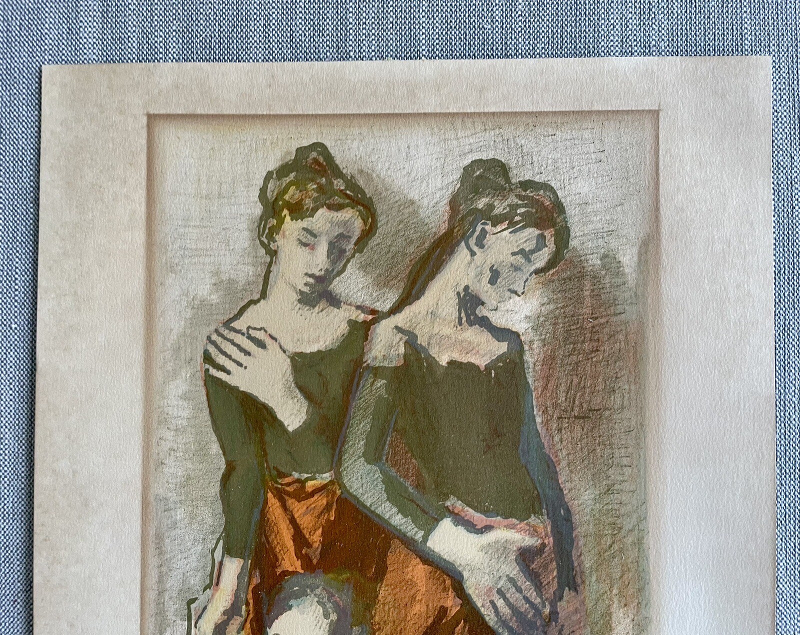Moses Soyer, Three Dancers Signed Vintage Lithograph, American Art | eBay